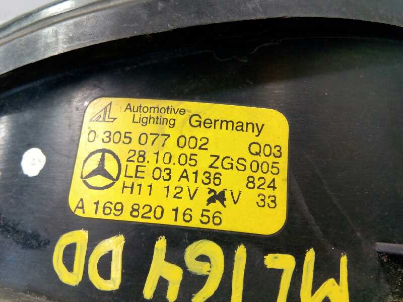 Right front fog light MERCEDES-BENZ M-CLASS (W164) ML 280 CDI 4-matic ...