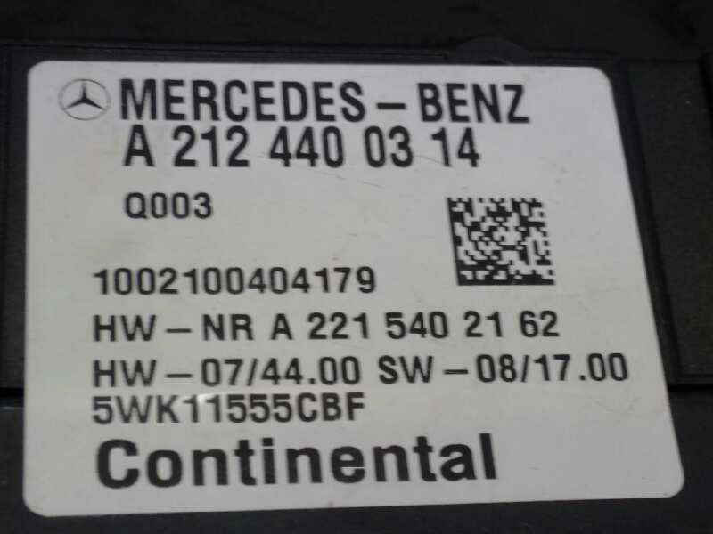Electronic module MERCEDES-BENZ C-CLASS (W204) C 300 4-matic (204.081 ...
