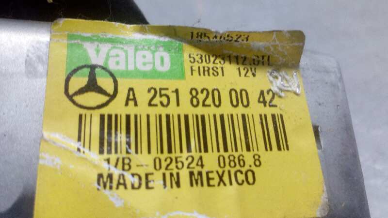 Rear wiper motor MERCEDES-BENZ M-CLASS (W164) ML 320 CDI 4-matic (164. ...