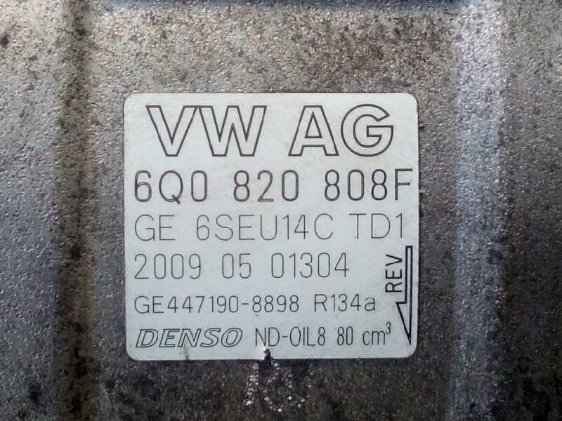 AC compressor VW POLO (9N_) 1.4 TDI 6Q0820808F | B-Parts