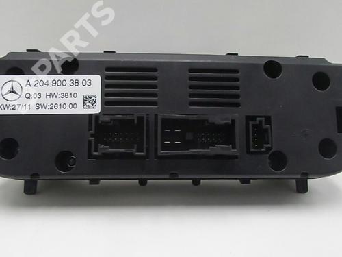 Climate control MERCEDES-BENZ C-CLASS (W204) C 200 CDI (204.001 ...