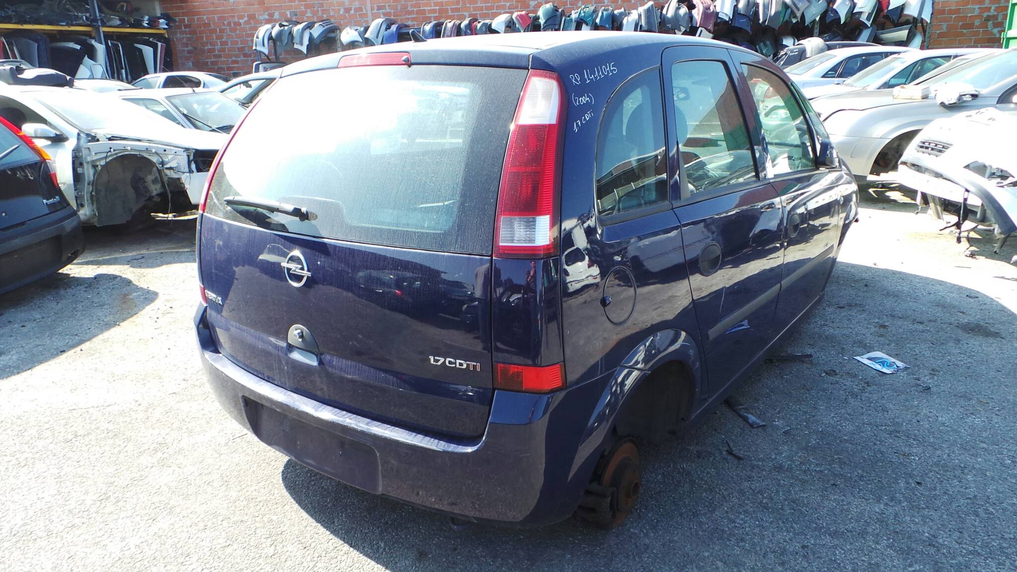 Pièces de voiture d'occasion pour OPEL MERIVA A MPV (X03) 1.7 DTI (E75 ...