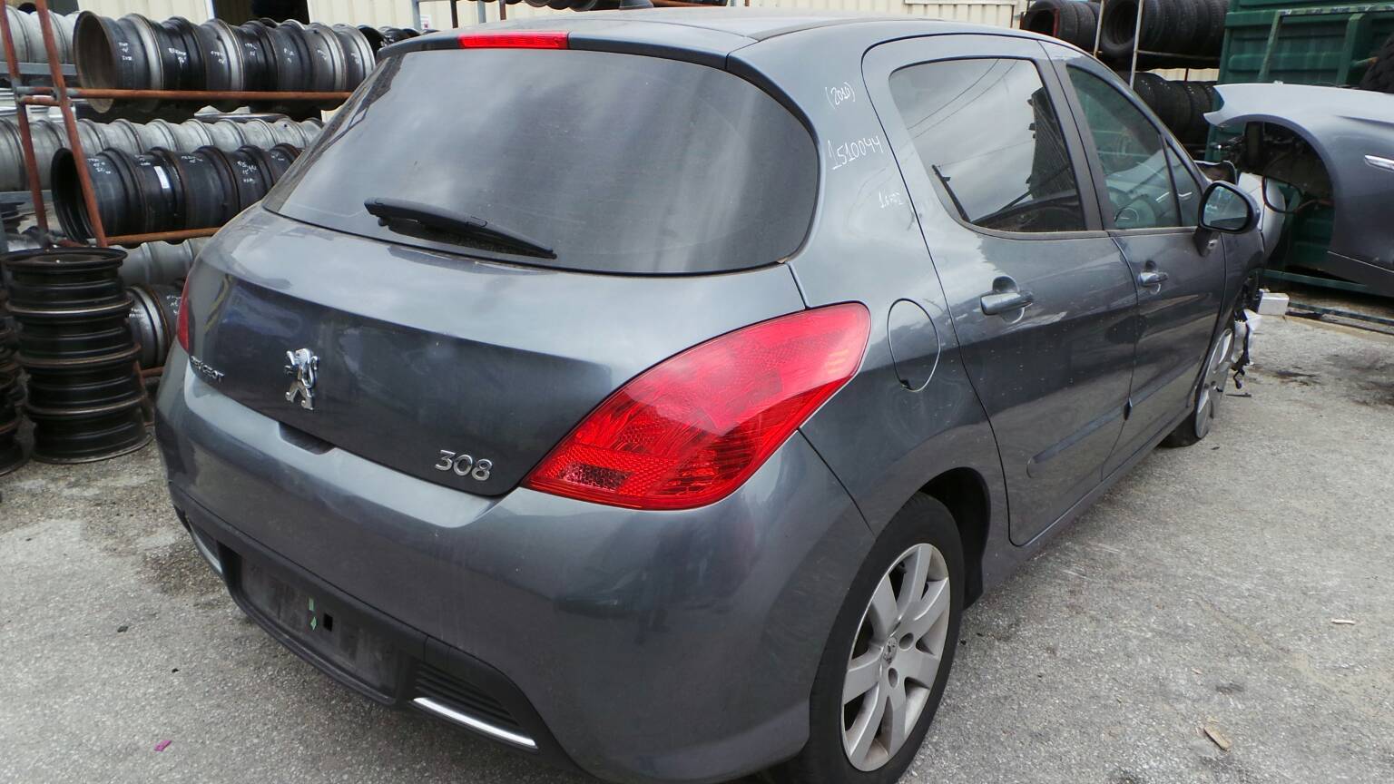 Rear bumper PEUGEOT 308 I (4A_, 4C_) 1.6 HDi | B-Parts