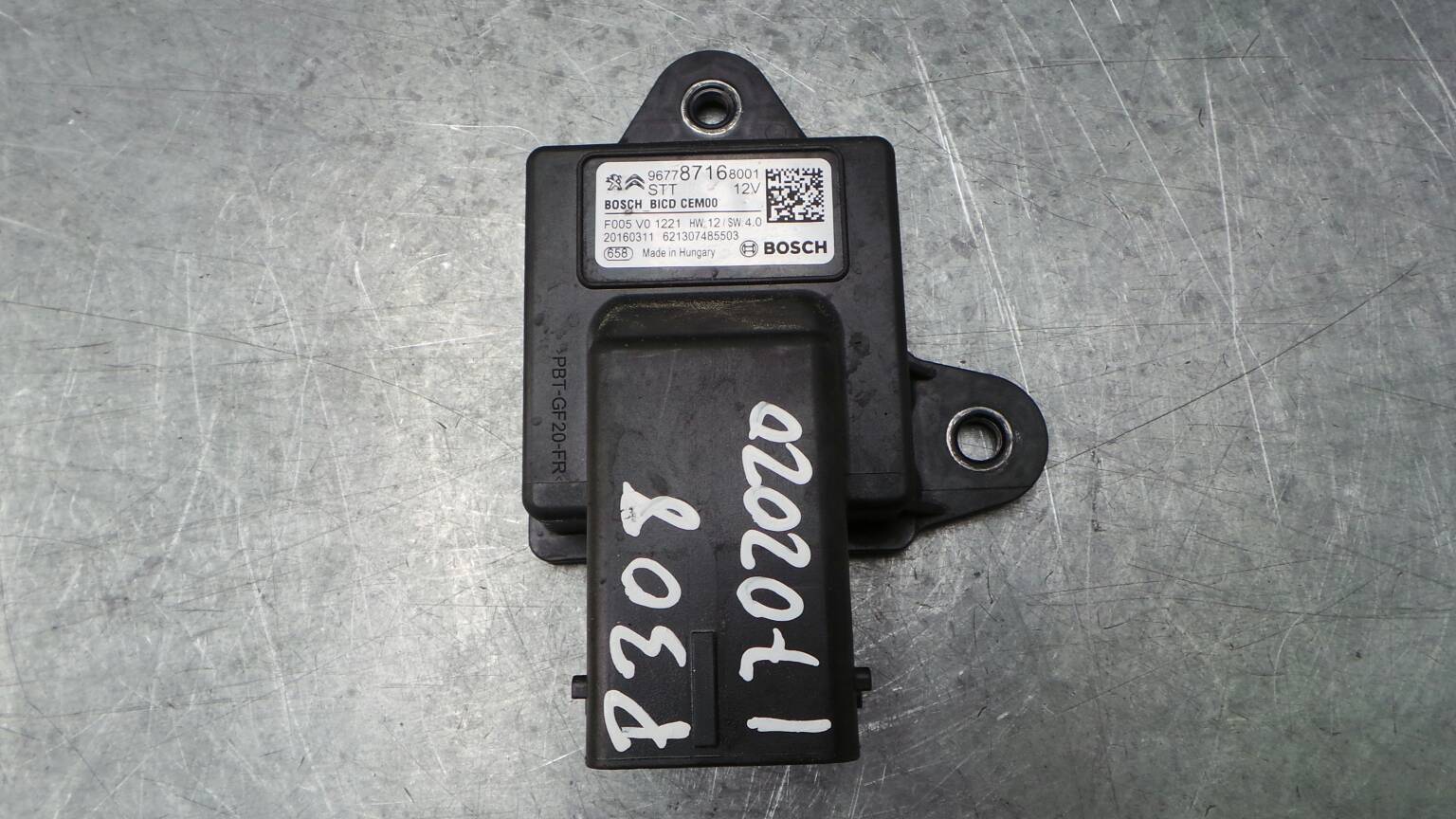 Module électronique PEUGEOT 308 II (LB_, LP_, LW_, LH_, L3_) 1.6 HDi ...