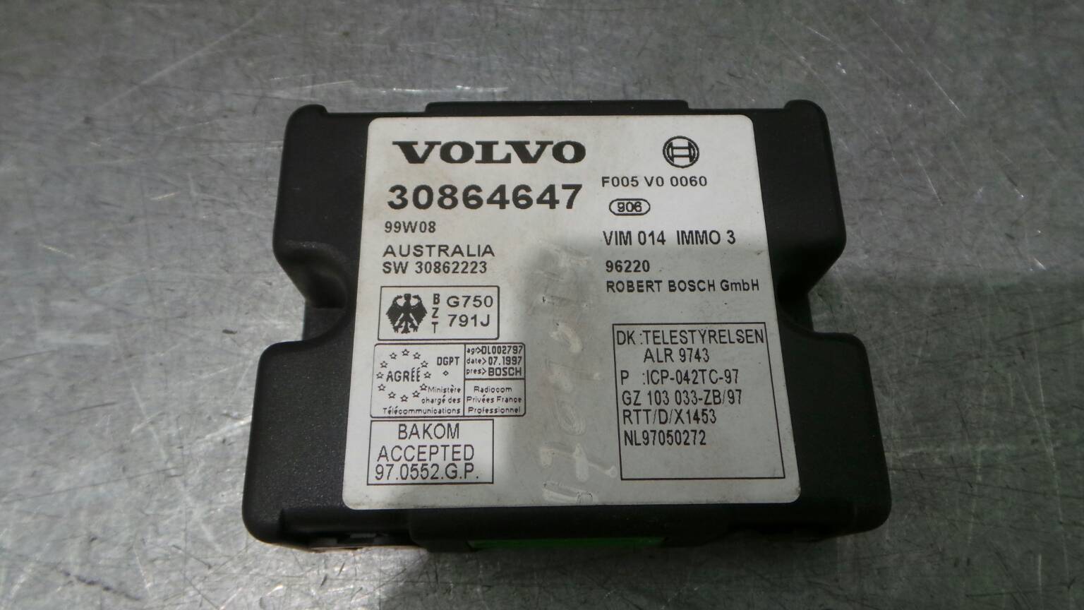 Electronic module VOLVO V40 Estate (645) 1.9 DI 1005053 | B-Parts