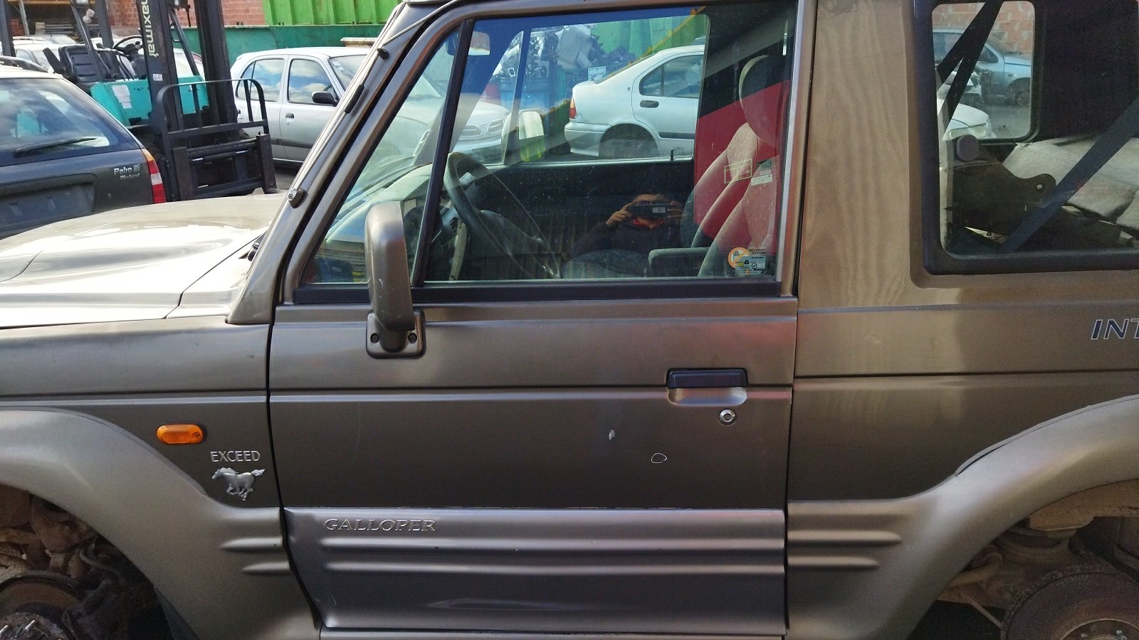 Left front door HYUNDAI GALLOPER II (JK-01) 2.5 TD intercooler 8515290 ...