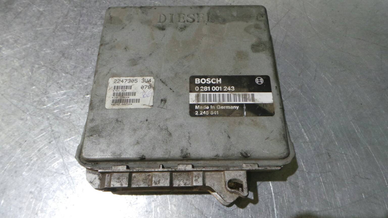 Engine control unit (ECU) BMW 3 (E36) 318 tds 178803 | B-Parts