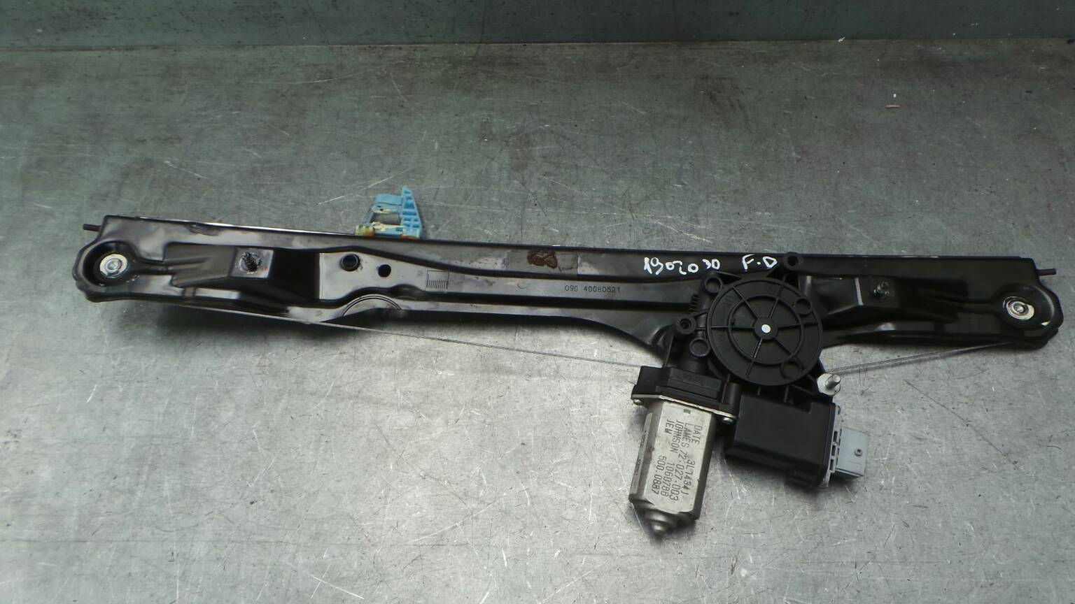 Front right window mechanism FIAT DOBLO Cargo (263_) 1.3 D Multijet ...