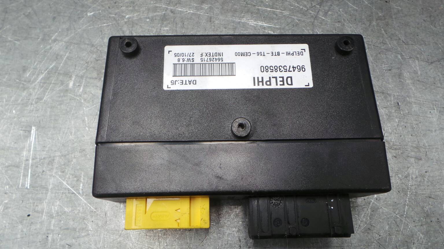 Electronic module PEUGEOT 307 CC (3B) 2.0 HDi 135 1205727 | B-Parts