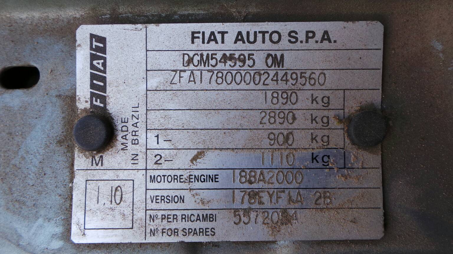 Right front shock absorber FIAT STRADA Pickup (178_) 1.9 JTD | B-Parts
