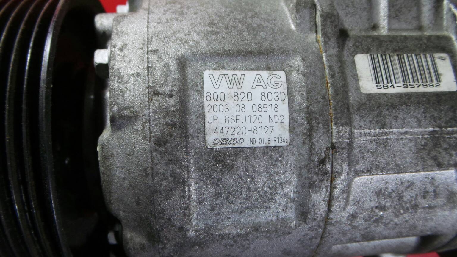 AC compressor VW POLO (9N_) 6Q0 820 803D | B-Parts