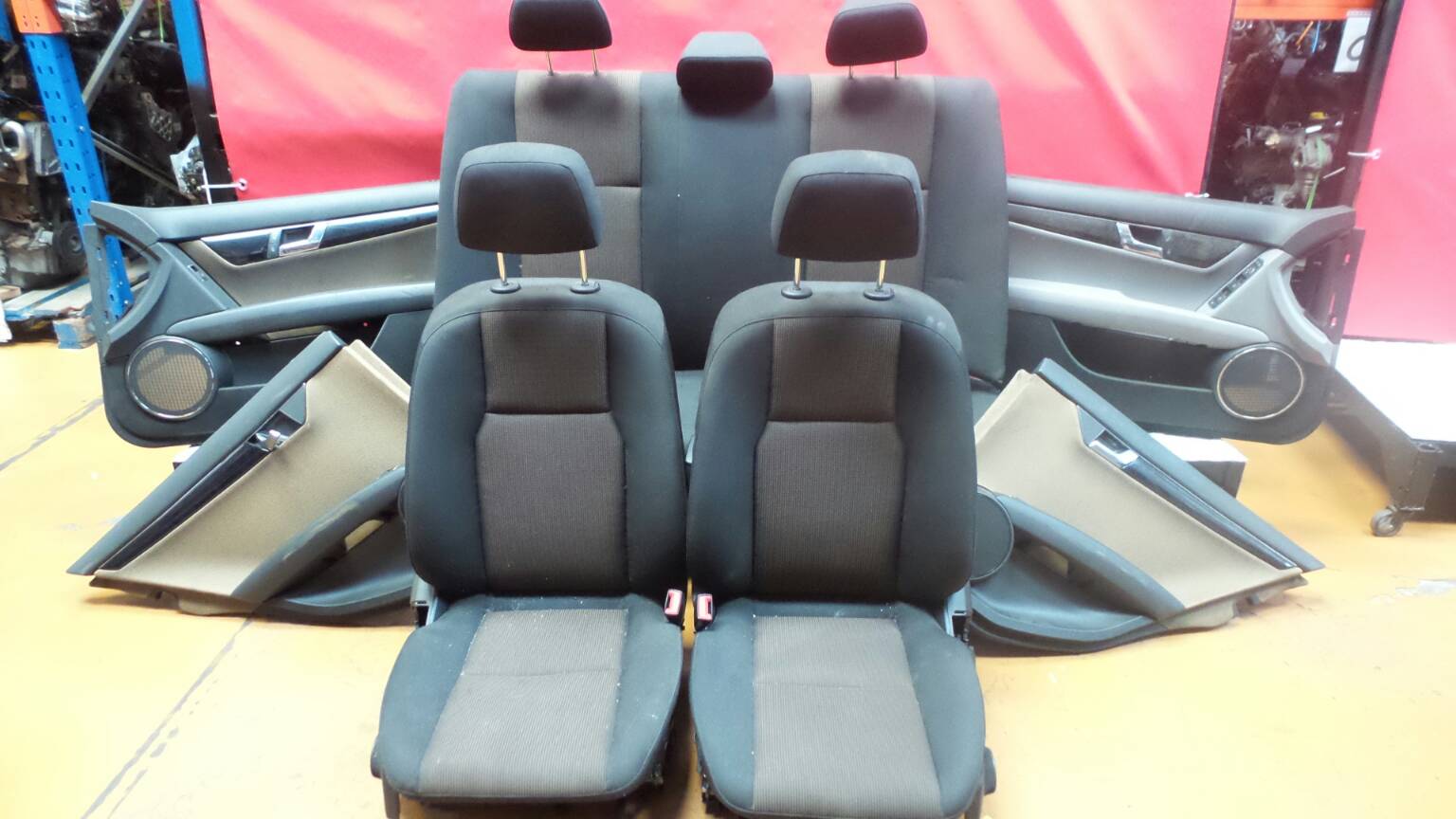 Seats set MERCEDES-BENZ C-CLASS (W204) C 200 CDI (204.001) 5673984 | B ...
