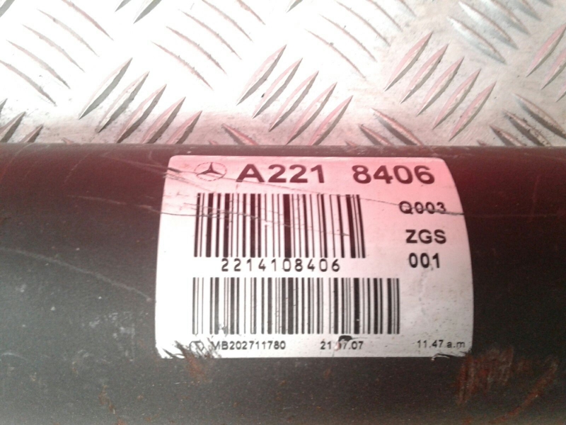 Driveshaft MERCEDES-BENZ S-CLASS (W221) S 350 (221.056, 221.156 ...