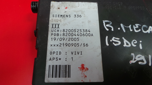 Electronic module RENAULT MEGANE II (BM0/1_, CM0/1_) 1.5 dCi (BM02 ...