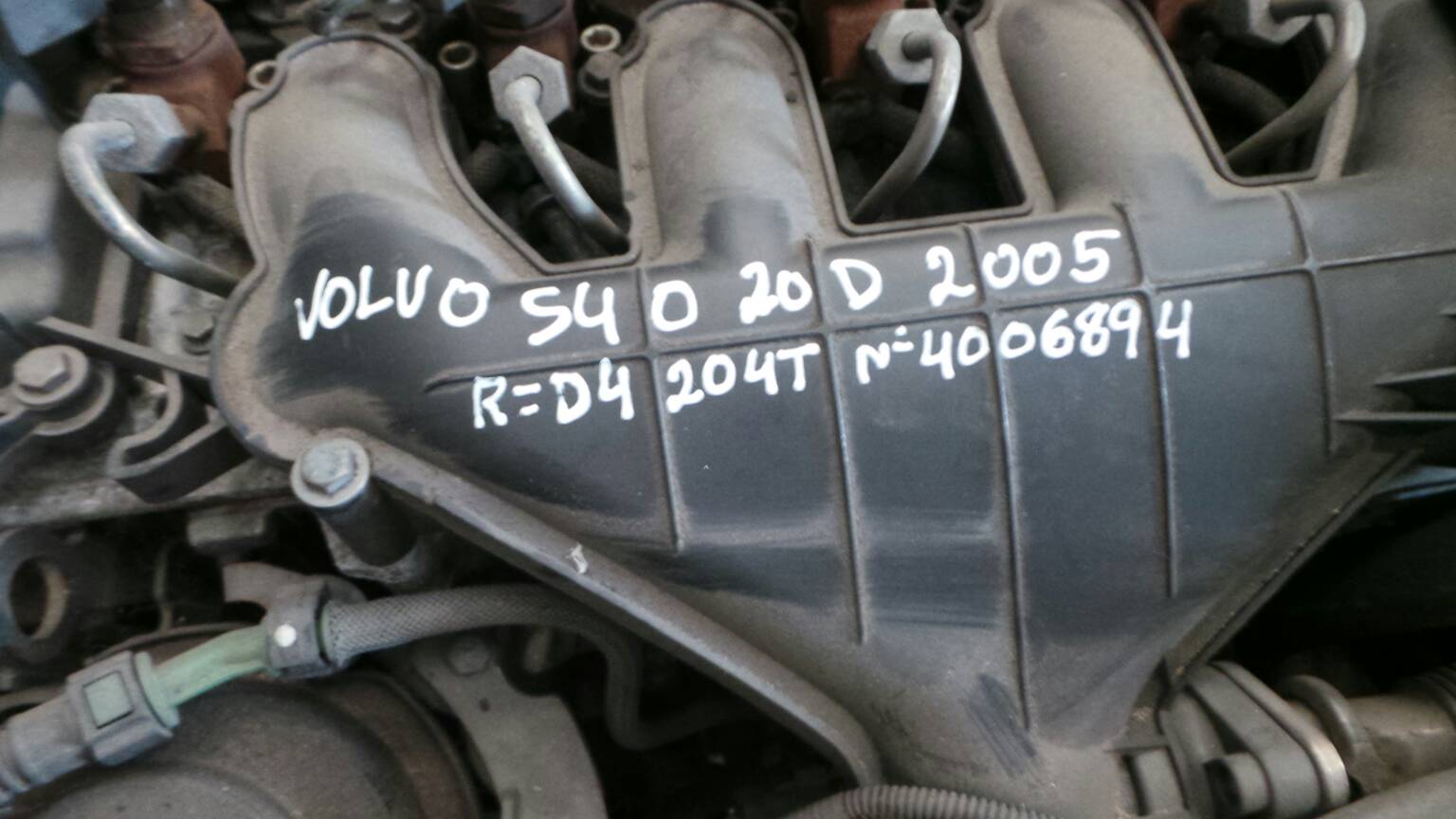 Engine VOLVO S40 II (544) 2.0 D 3485043 | B-Parts