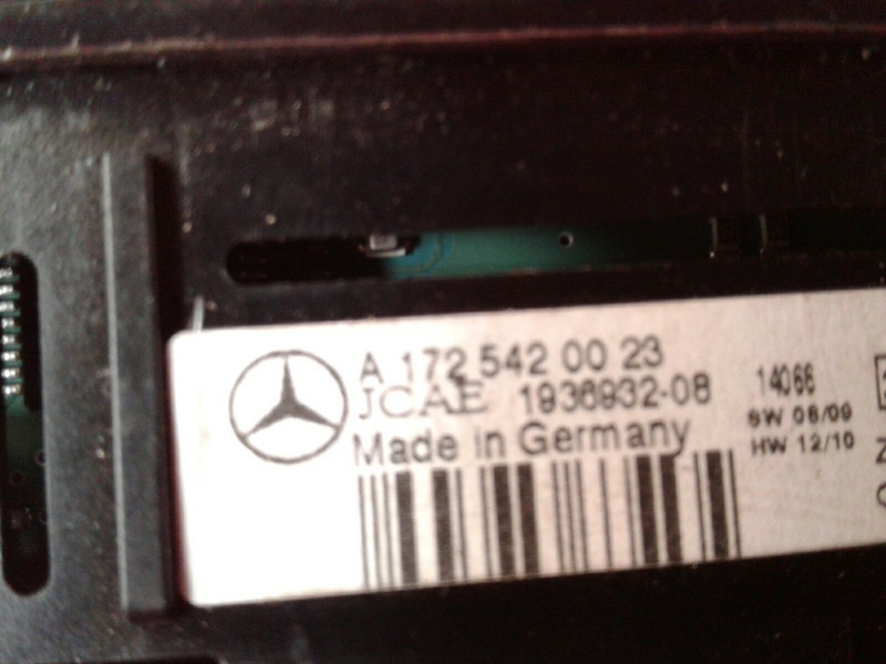 Electronic module MERCEDES-BENZ C-CLASS (W204) A 172 542 00 23 | B-Parts