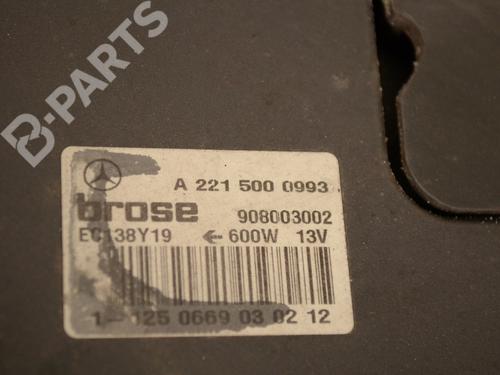 Radiator fan MERCEDES-BENZ S-CLASS (W221) S 350 BlueTec (221.026, 221. ...