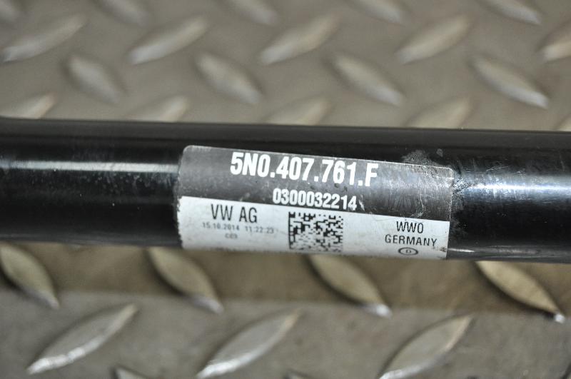 Left front driveshaft VW TIGUAN (5N_) 2.0 TDI VW: 5N0407761F | B-Parts
