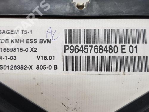 Instrument cluster PEUGEOT 307 (3A/C) 9200992 | B-Parts