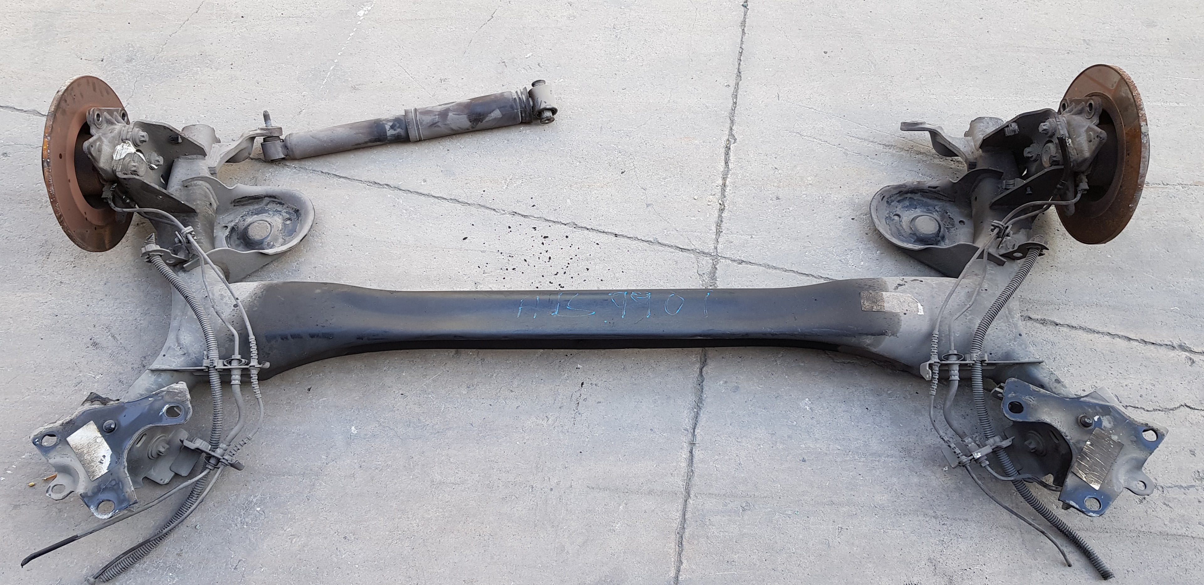Rear axle RENAULT GRAND SCÉNIC III (JZ0/1_) 1.6 dCi (JZ00, JZ12 ...