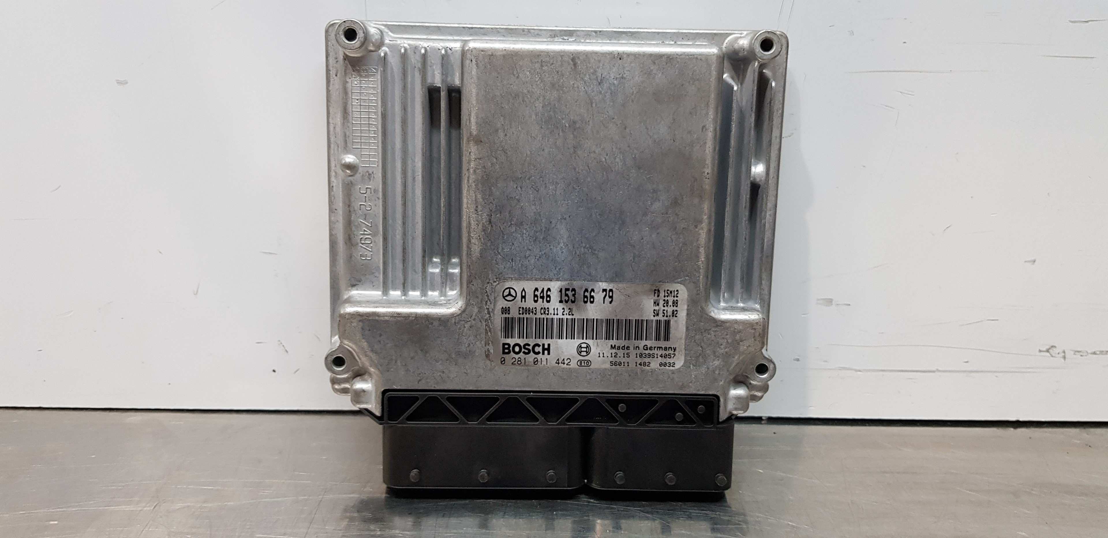 Engine control unit (ECU) MERCEDES-BENZ E-CLASS (W211) E 220 CDI (211. ...