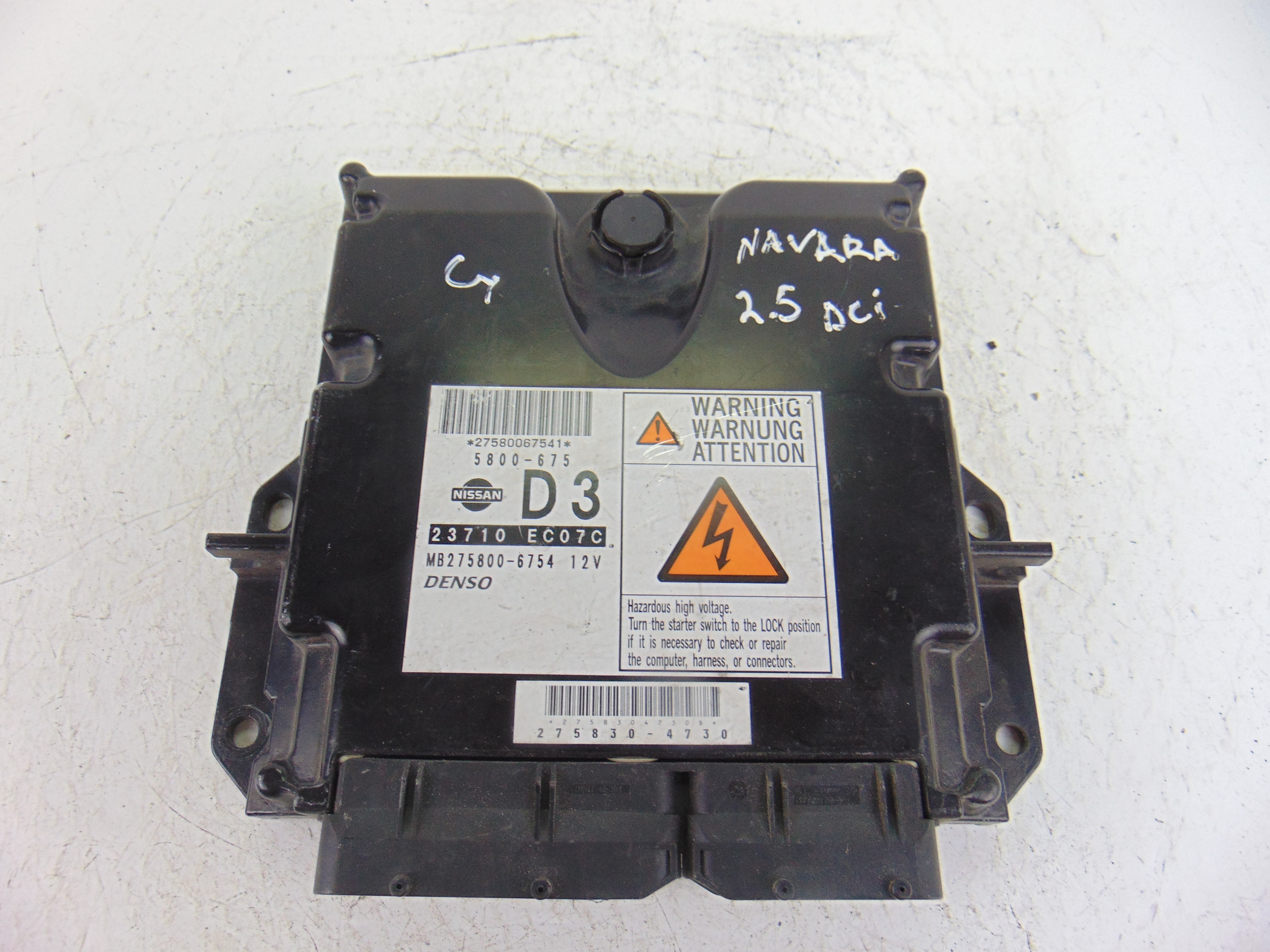Engine control unit (ECU) NISSAN NAVARA NP300 (D40) 2.5 dCi 4WD (D40TT ...