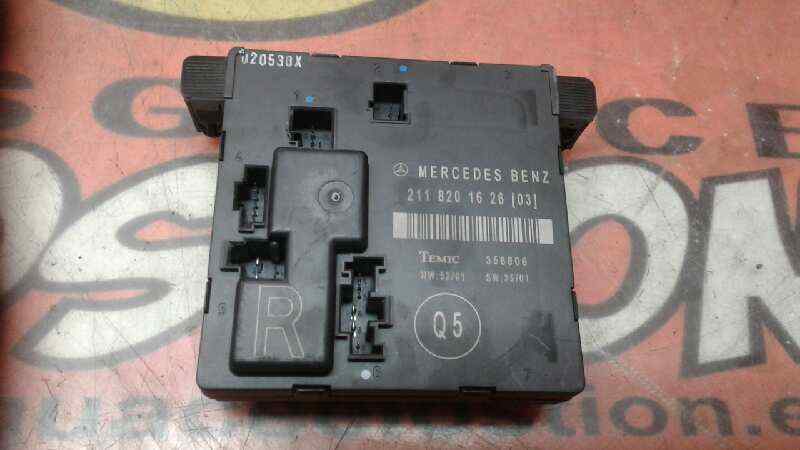 Comfort control module MERCEDES-BENZ E-CLASS (W211) E 270 CDI (211.016 ...