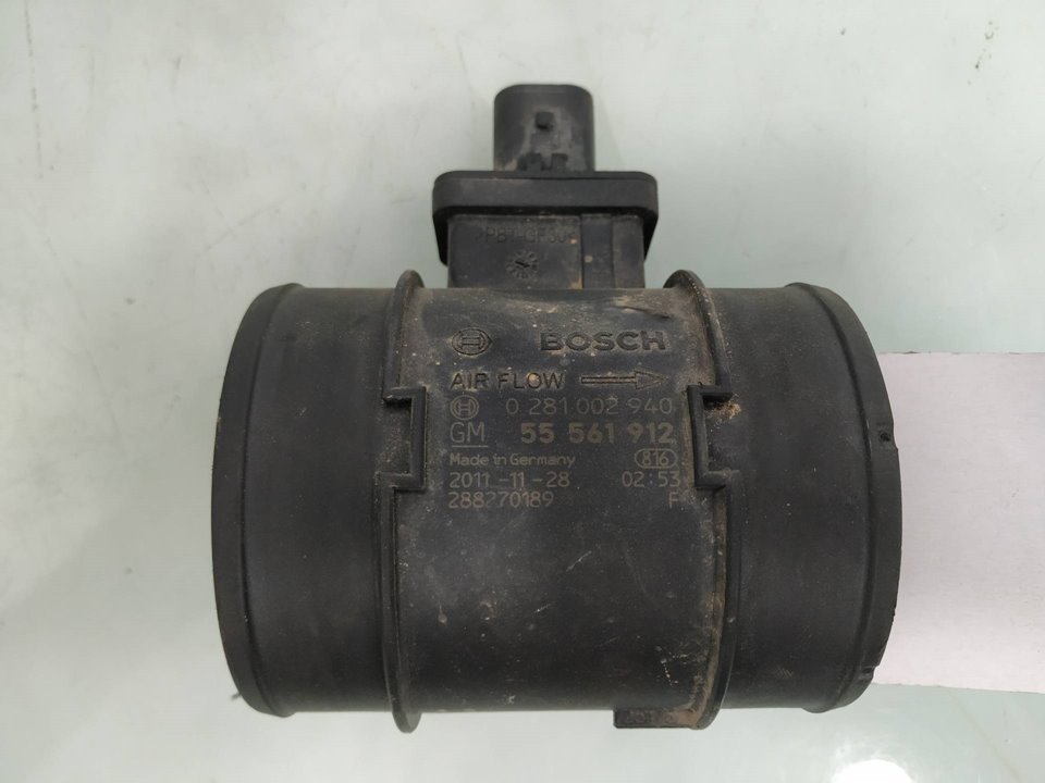 Mass air flow sensor OPEL CORSA D (S07) 1.3 CDTI (L08, L68) 9819490 | B ...