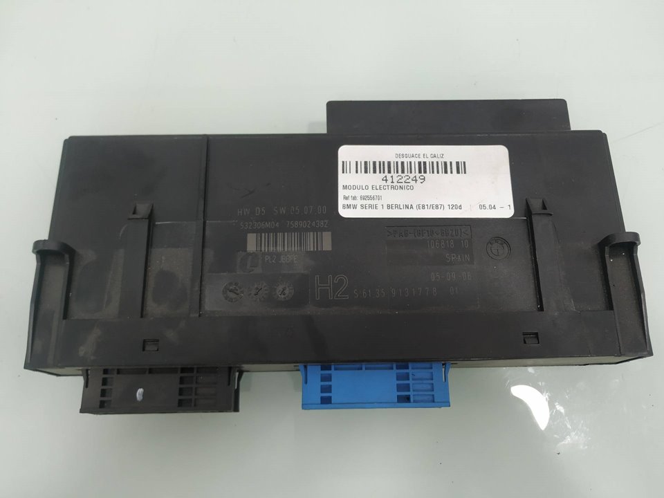 Electronic module BMW 1 (F20) 120 d 10512387 | B-Parts