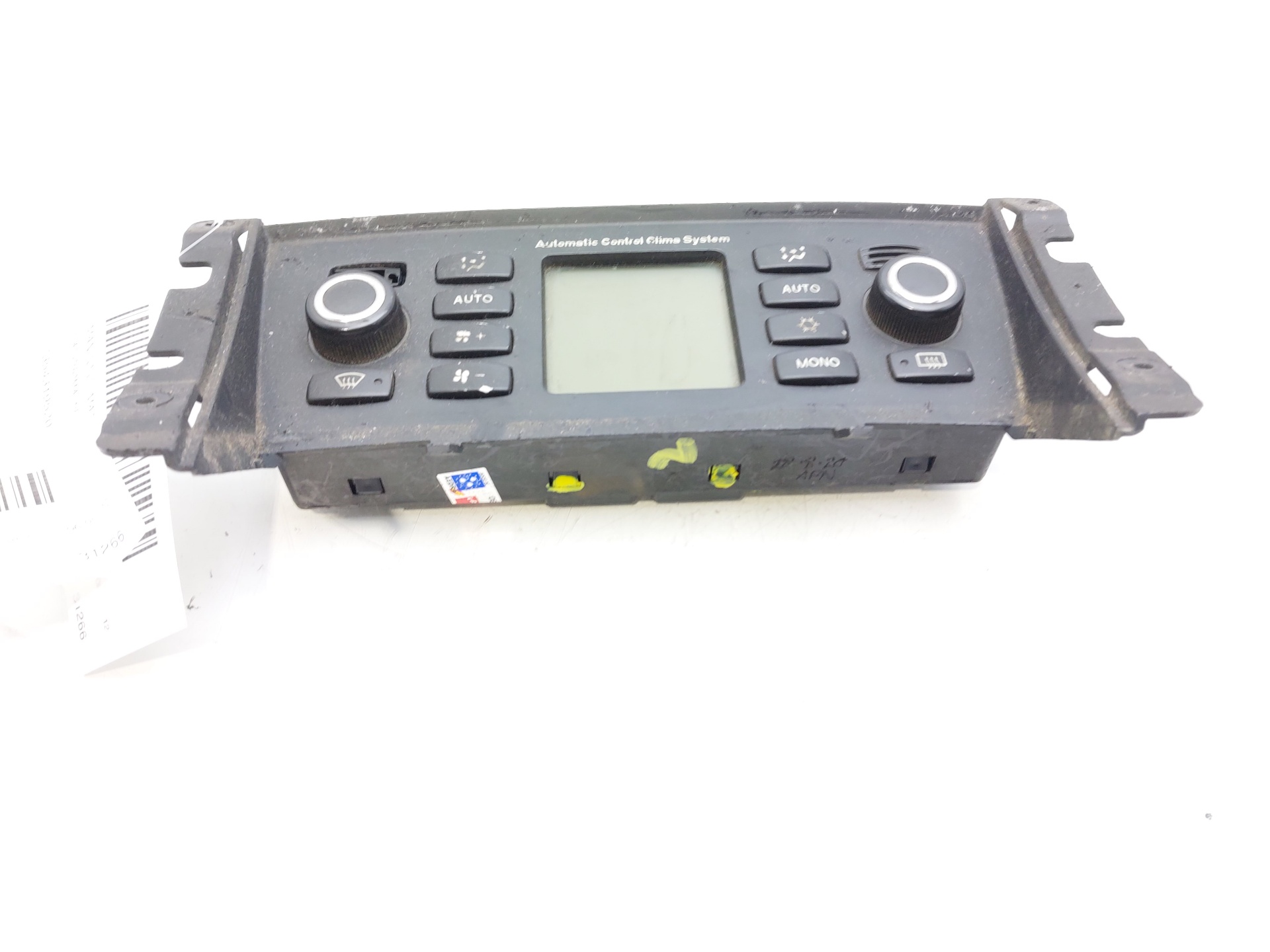 Climate control FIAT CROMA (194_) 1.9 D Multijet (194AXC1B, 194AXC12 ...