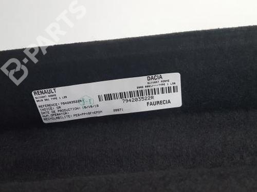 Rear parcel shelf DACIA DUSTER (HM_) 1.3 TCe 130 (HMMF) 794203522R ...
