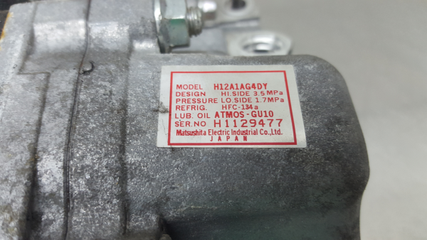 AC compressor MAZDA 3 (BK) 1.6 (BK14) H12A1AG4DY | B-Parts