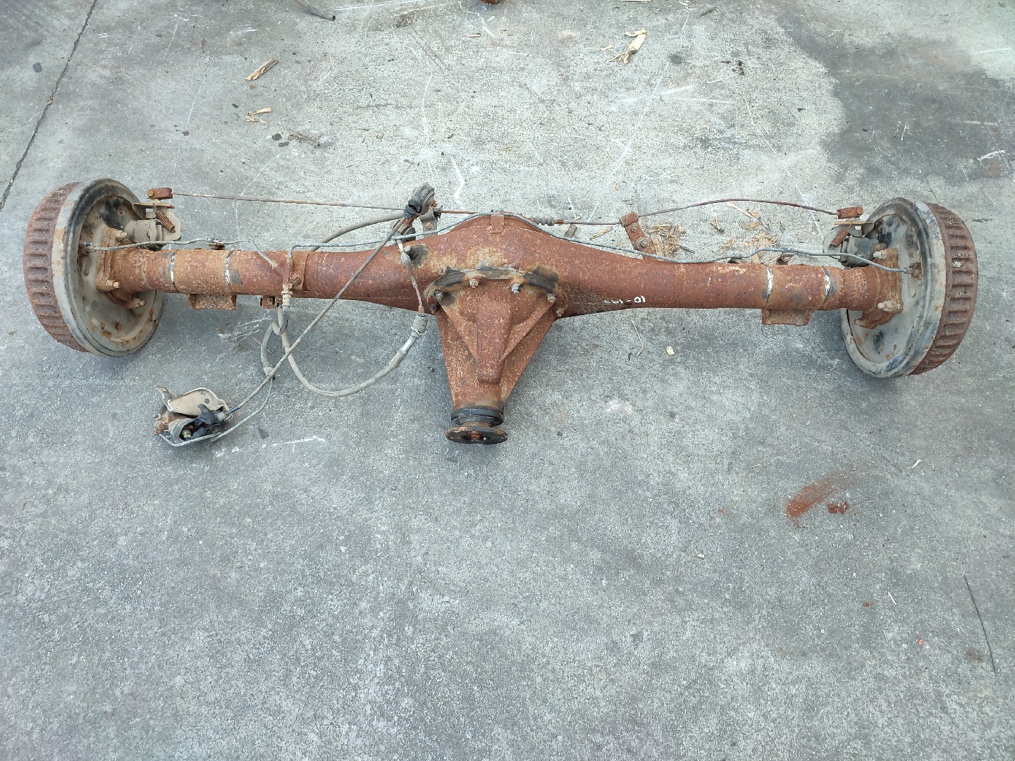 Rear axle TOYOTA HIACE III Bus (_H5_, _H6_, _H7_, _H8_, _H9_) 2.4 D ...