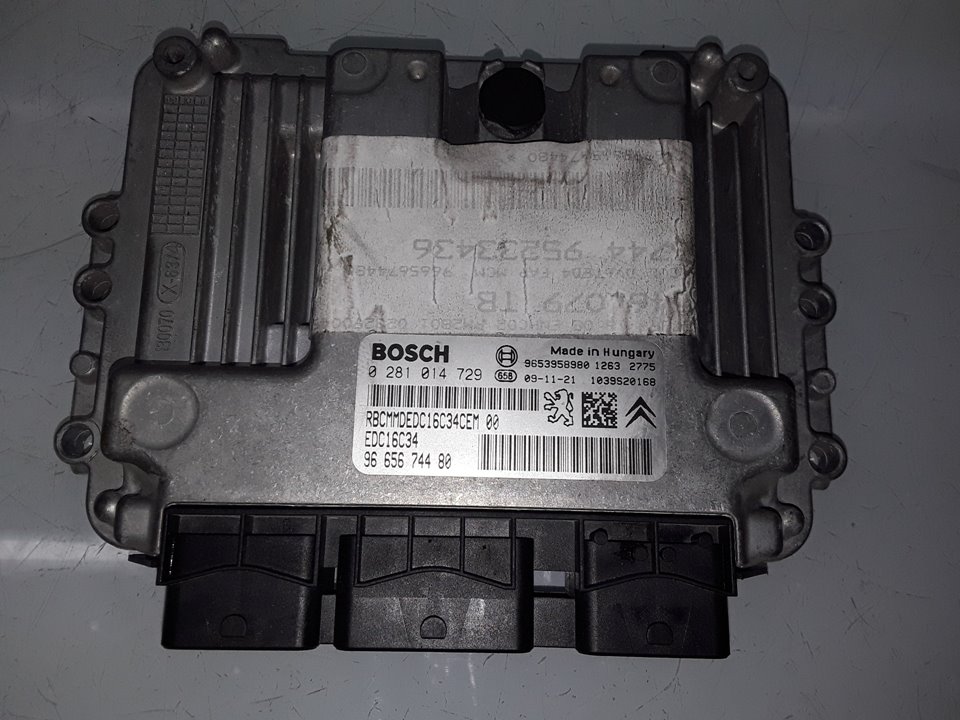 Engine control unit (ECU) CITROËN C4 Picasso I MPV (UD_) 1.6 HDi 110 ...