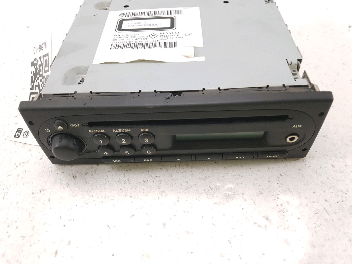 Radio DACIA DUSTER (HS_) 1.5 dCi (HSMC) 10908724 | B-Parts