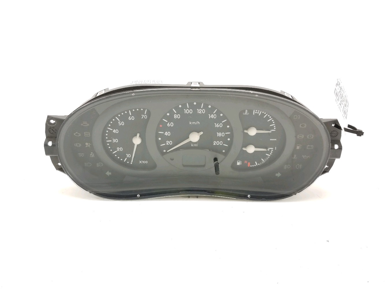 Instrument cluster RENAULT CLIO II (BB_, CB_) 1.6 (B/CB0D, BB00 ...