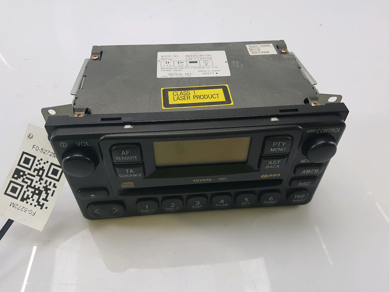 Radio TOYOTA RAV 4 II (_A2_) 2.0 4WD (ACA21, ACA20) 11796917 | B-Parts