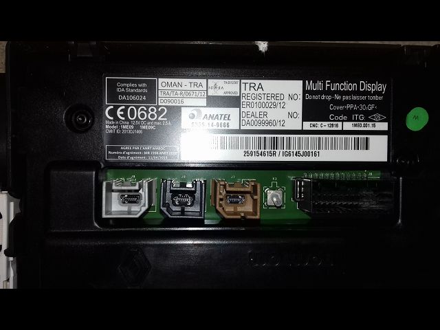 Display monitor RENAULT LAGUNA III (BT0/1) 1.5 dCi (BT00, BT0A, BT0T, BT1J) 8974416 | B-Parts