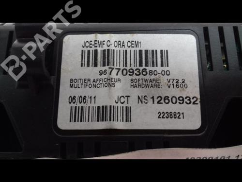 Display monitor CITROËN DS3 (SA_) 1.6 HDi 90 8998188 | B-Parts