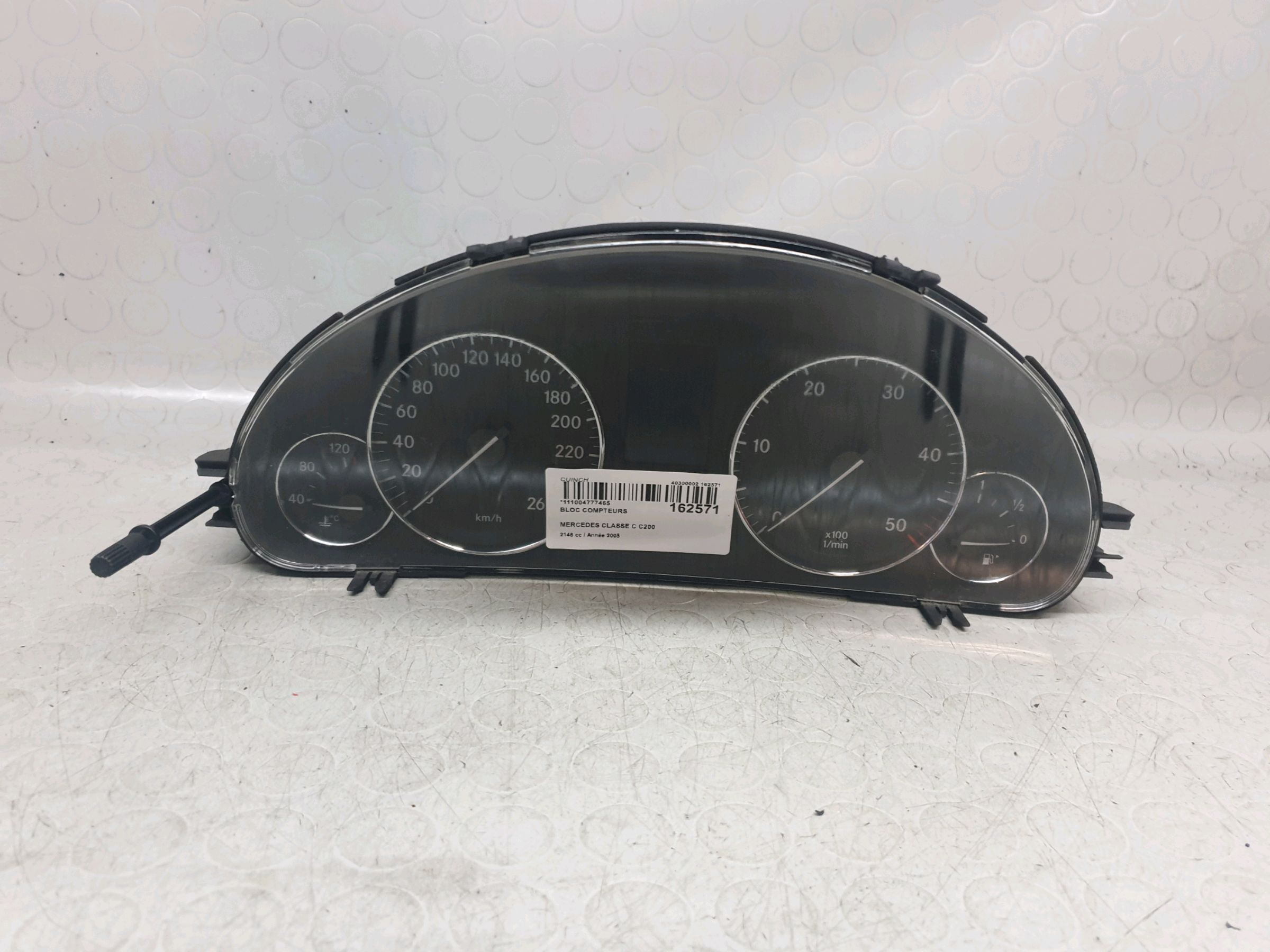 Instrument cluster MERCEDES-BENZ C-CLASS (W203) C 200 CDI (203.007 ...