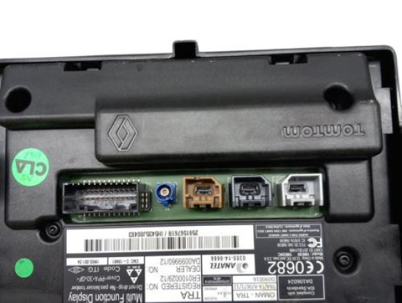 Display monitor RENAULT MEGANE III Grandtour (KZ0/1) 1.2 TCe (KZ2B ...