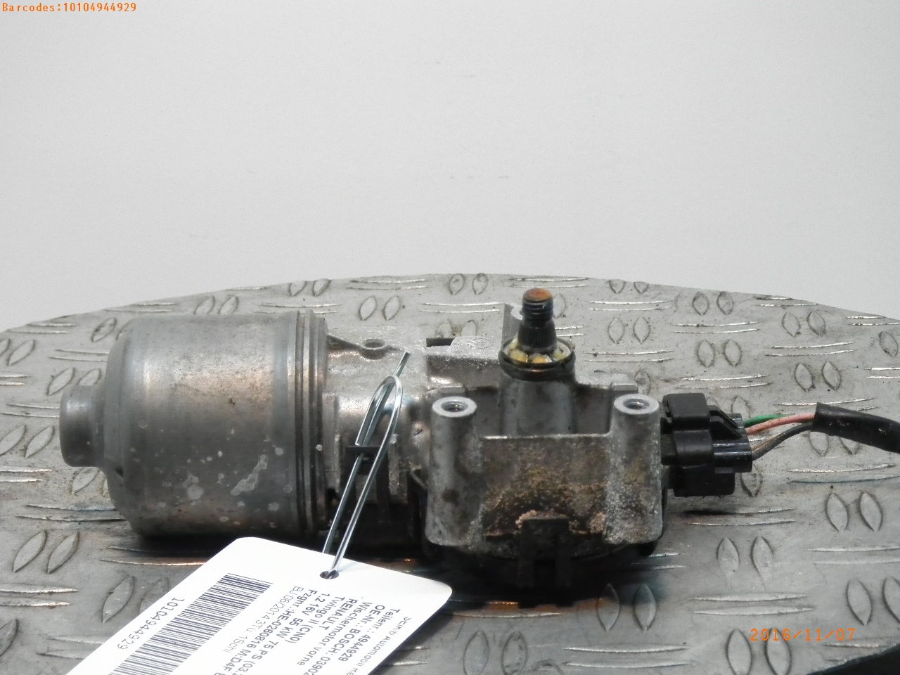 Front wiper motor RENAULT TWINGO II (CN0_) 1.2 16V (CN04, CN0B) 947517 ...