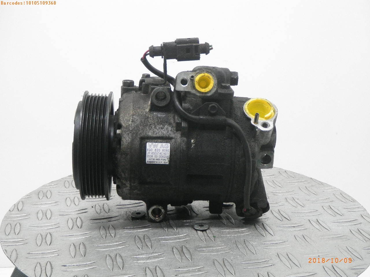 AC compressor VW POLO (9N_) 1.2 VW: 6Q0820808E | B-Parts