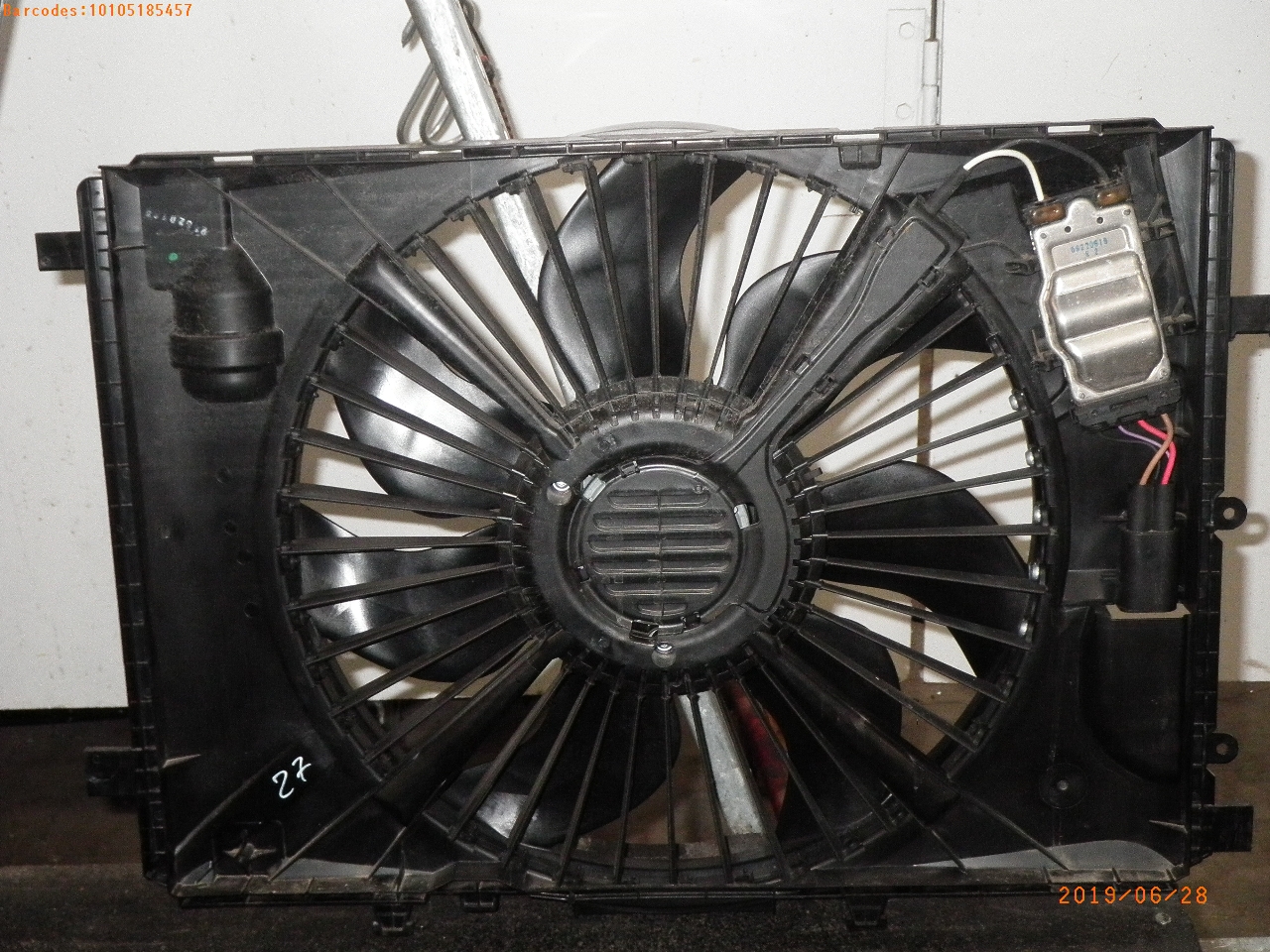 Radiator fan MERCEDES-BENZ C-CLASS (W204) C 220 CDI (204.002) MERCEDES ...