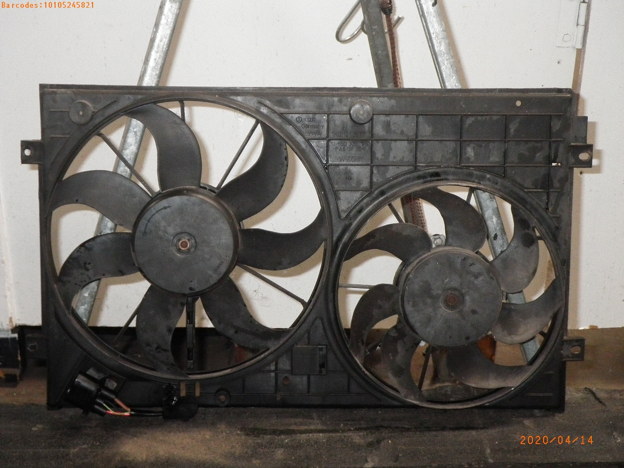 Radiator fan VW TOURAN (1T1, 1T2) 1.9 TDI 5328116 | B-Parts