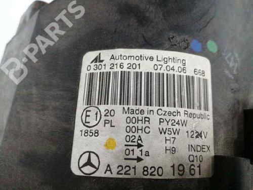 Left headlight MERCEDES-BENZ S-CLASS (W221) S 350 (221.056, 221.156 ...