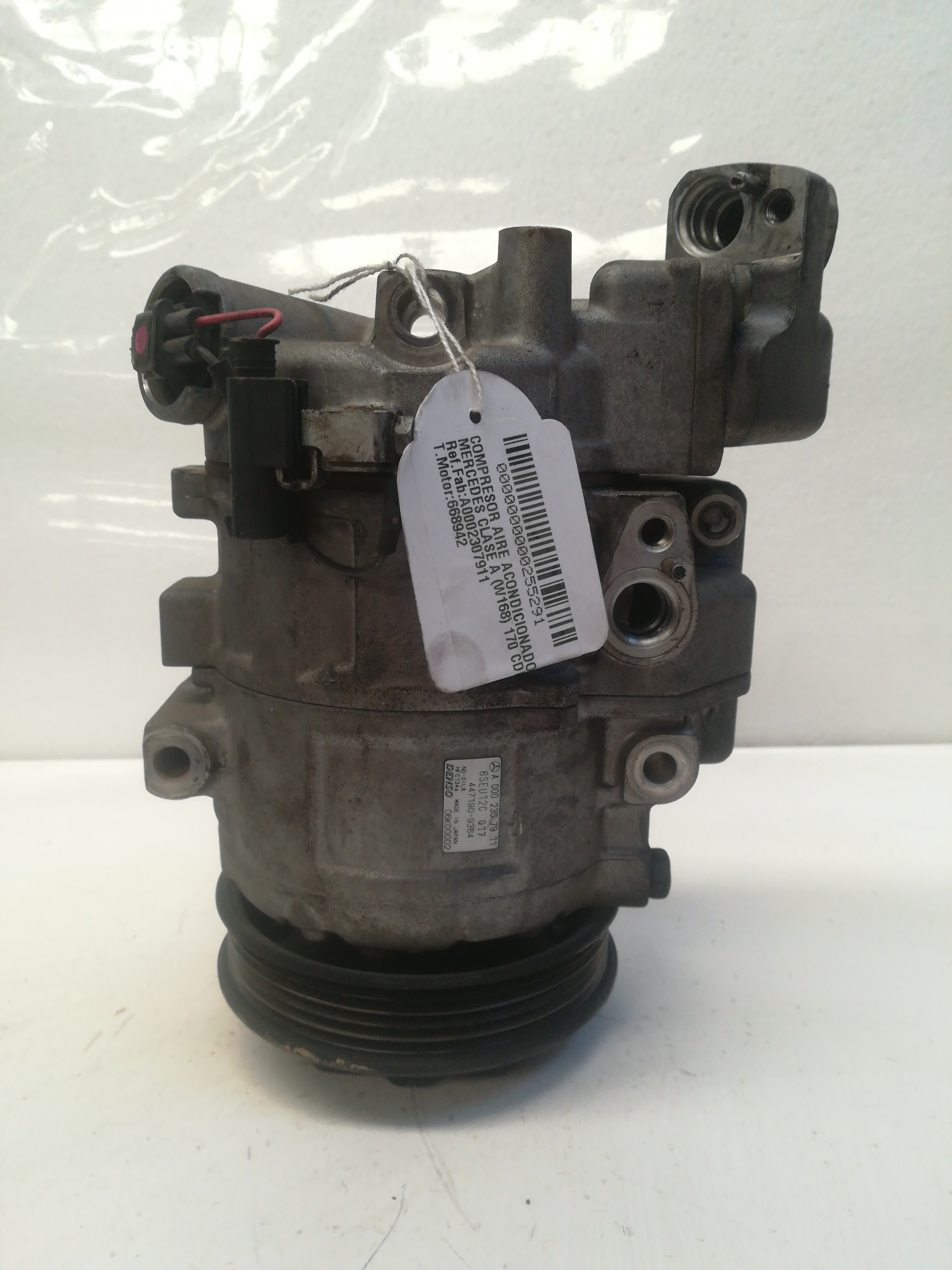 AC compressor MERCEDES-BENZ A-CLASS (W168) A 170 CDI (168.009, 168.109 ...