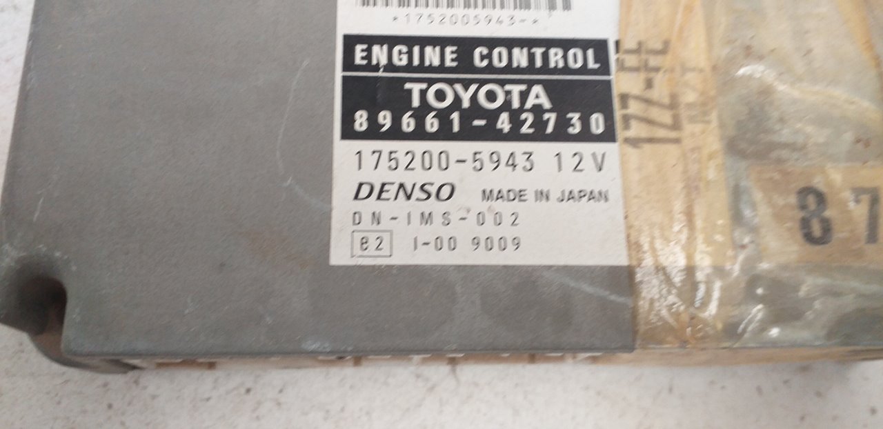 Engine control unit (ECU) TOYOTA RAV 4 II (_A2_) 9349027 | B-Parts