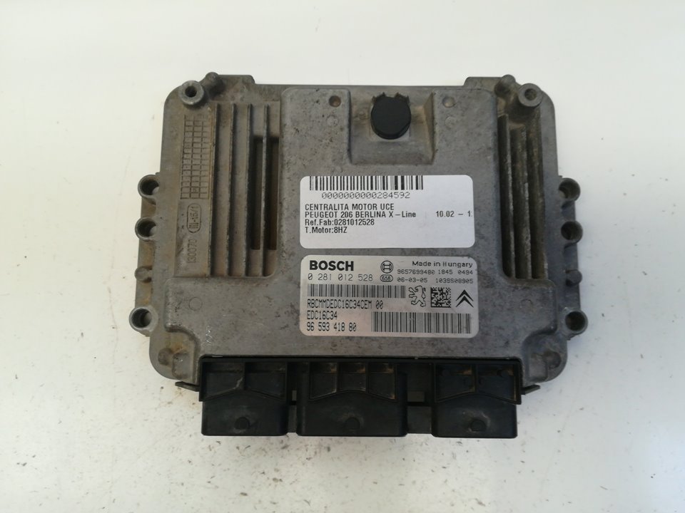 Engine control unit (ECU) PEUGEOT 206 SW (2E/K) 1.4 HDi 9360913 | B-Parts