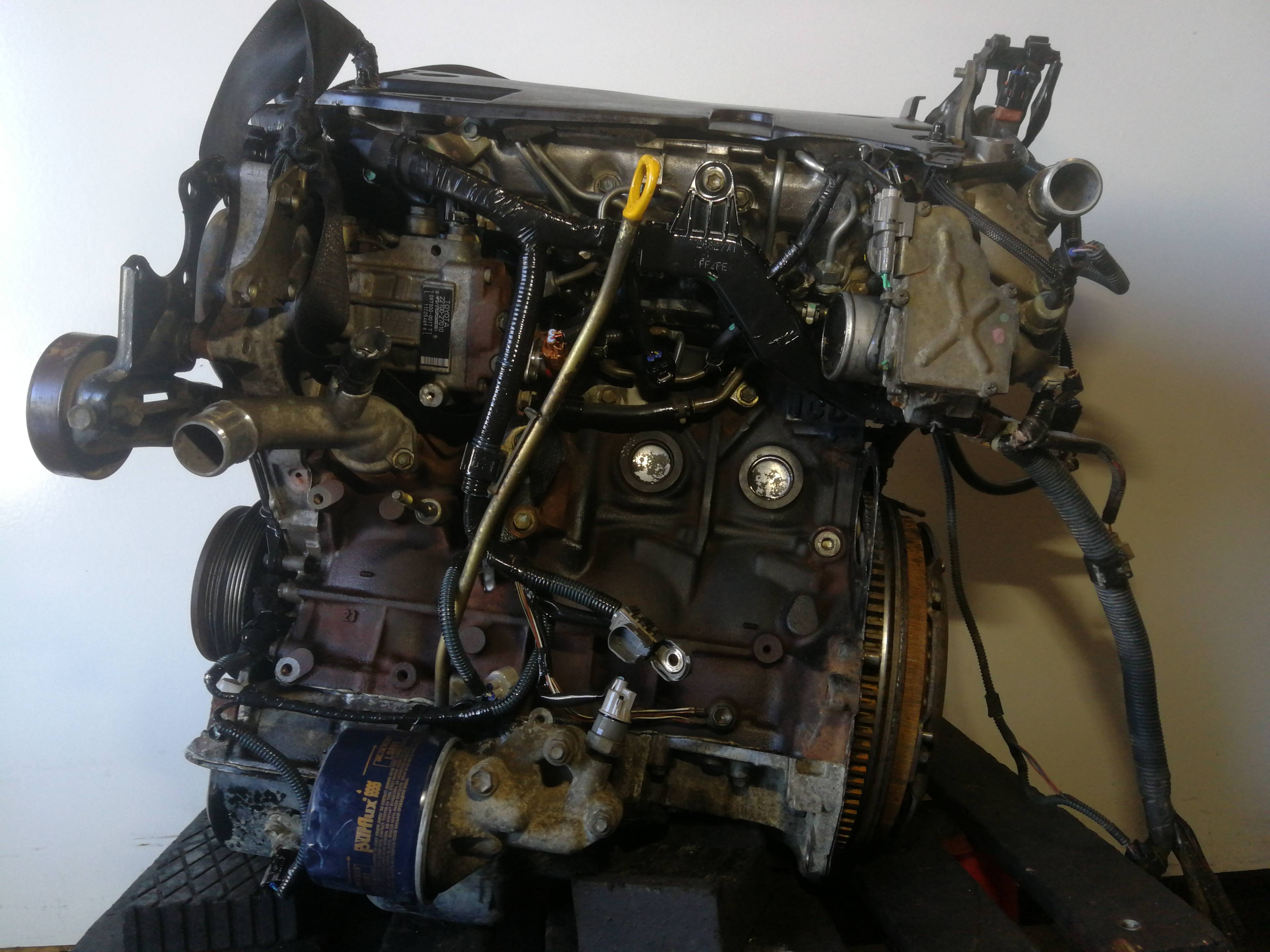 Engine TOYOTA RAV 4 II (_A2_) 2.0 D 4WD (CLA20_, CLA21_) 10055146 | B-Parts